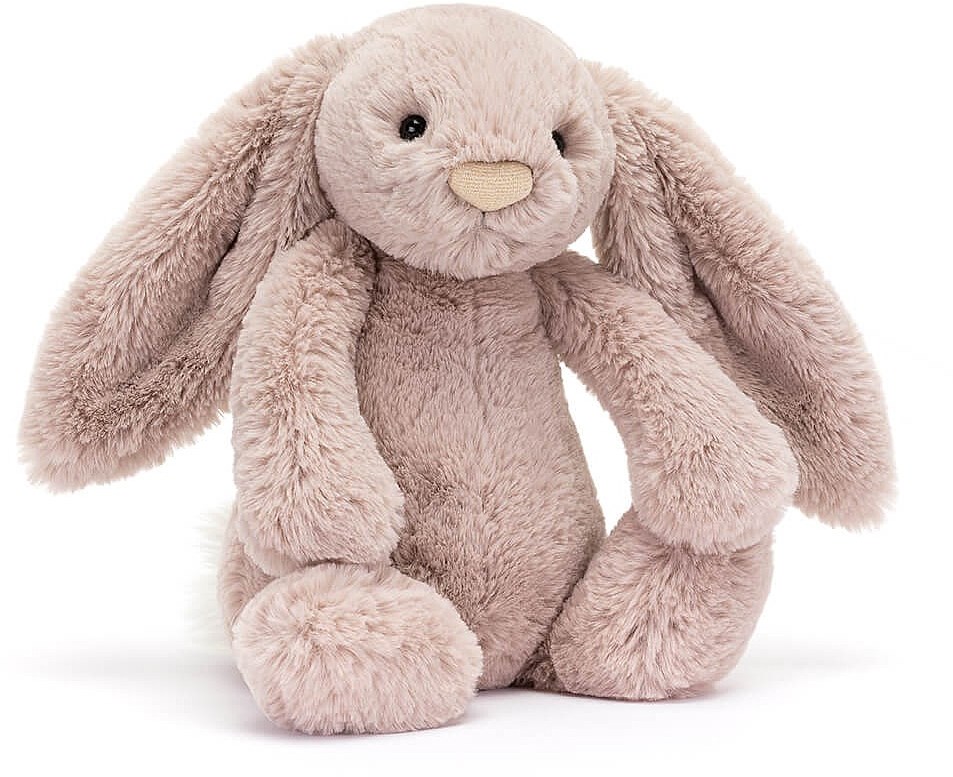 Jellycat Kuscheltier Bashful Luxe Hase Rosa Original - 9x12x31cm